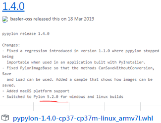 树莓派 Pylon Python(pypylon)插件安装_python 安装pylon-CSDN博客