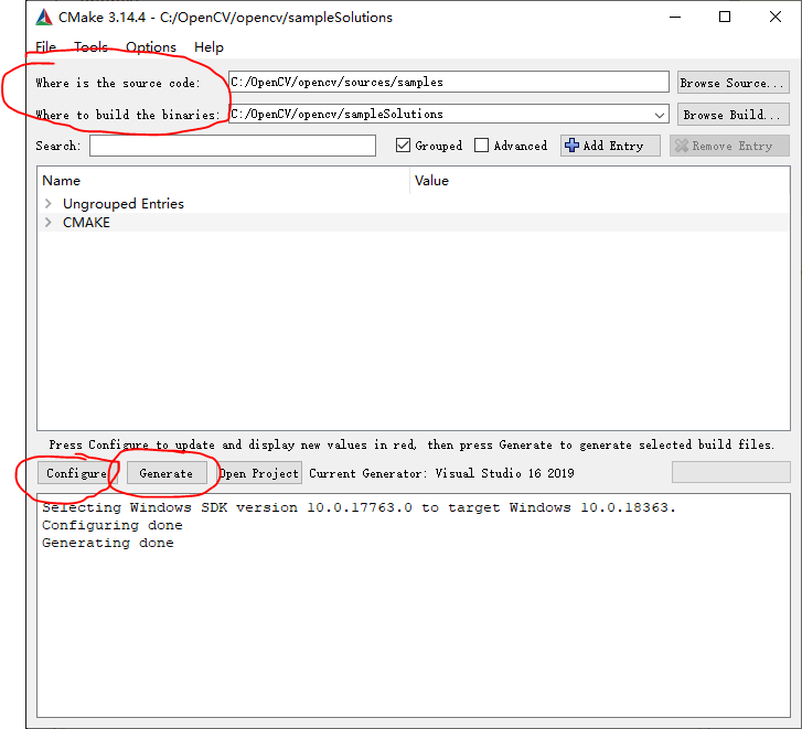 Cmake Windows 编译 Opencv 自带示例opencv 编译的时候怎么编译sample 样例 Csdn博客
