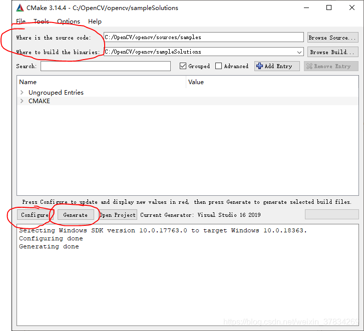Cmake Windows 编译 Opencv 自带示例opencv 编译的时候怎么编译sample 样例 Csdn博客