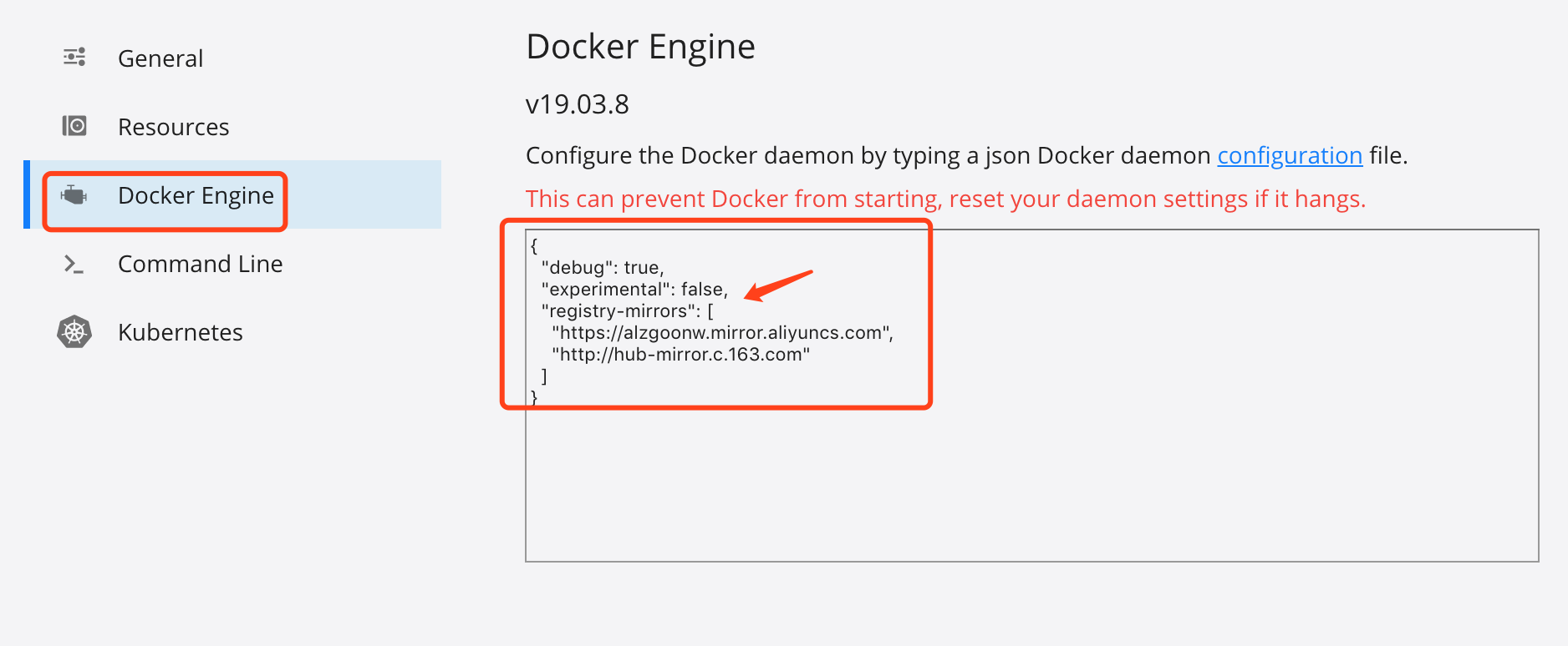 【docker】1、新版docker desktop 配置国内镜像_configure the docker daemon by typing a json docke-CSDN博客