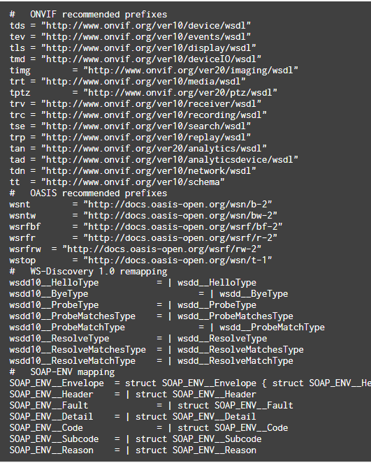 Use gSoap to build ONVIF client code framework - Programmer Sought