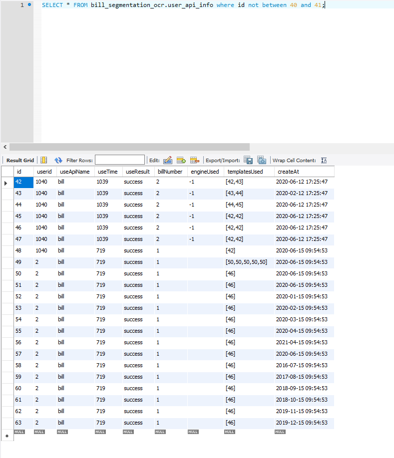 mysql between and 边界问题-CSDN博客