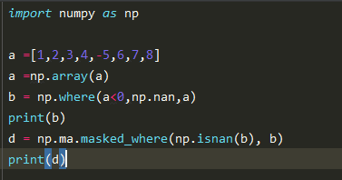 np.where/np.ma.mask_array/npma.mask_where-CSDN博客