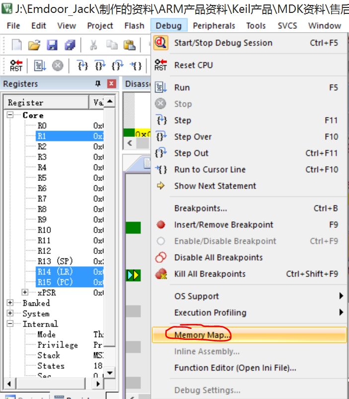 Keil MDK软件仿真STM32F4出现access violation at 0x40023800: no read permisson_stm32f4用keil软件仿真-CSDN博客