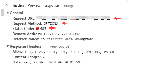 axios post请求跨域403以及传参问题解决_axios has been blocked by cors policy: response to-CSDN博客
