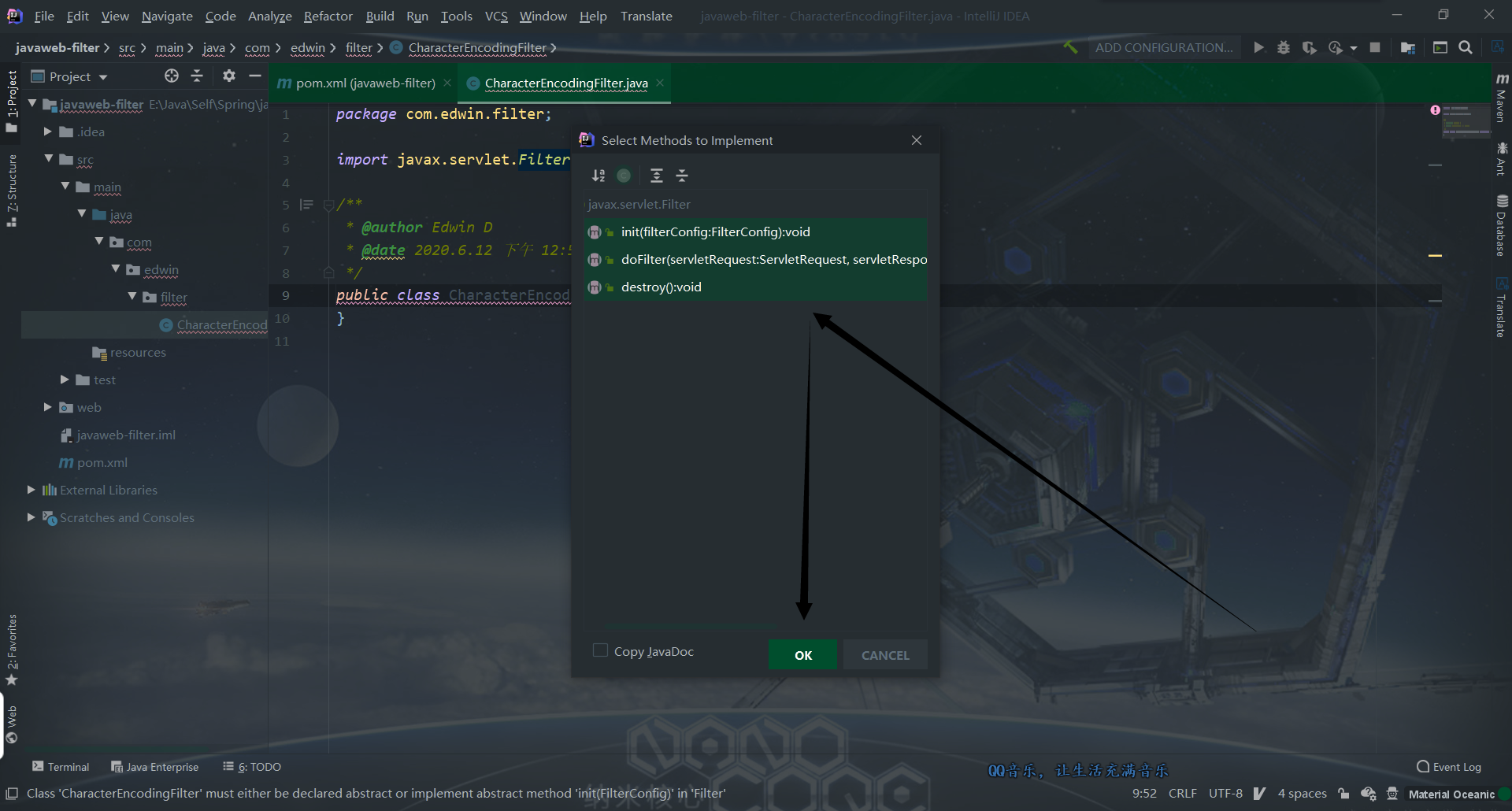 JavaWeb-Filter(过滤器)解决网页中文乱码问题_web实现中文乱码过滤 25分 考核目标 掌握实际开发中filter程序的基本实现和使用。-CSDN博客