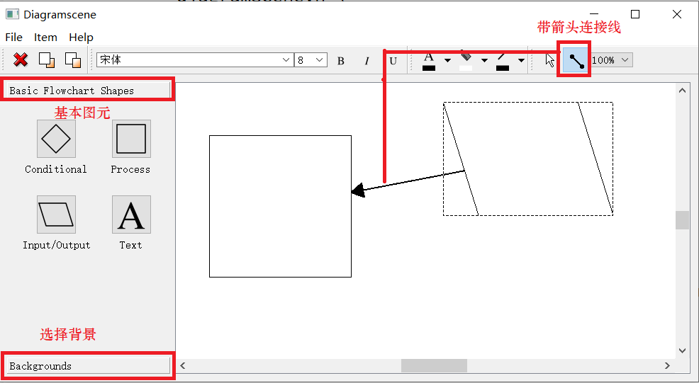 QT5.14.2自带Examples：Diagram Scene_diagramscene qt-CSDN博客