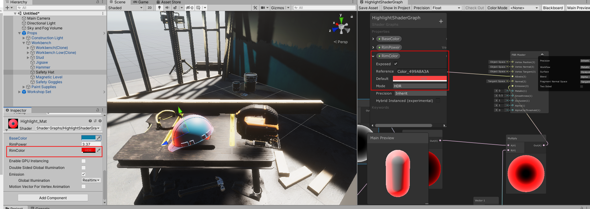 ShaderGraph学习(HDRP)_unity shader graph hdr颜色强度设置-CSDN博客