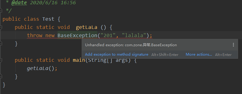 java 中的异常处理_java @exceptionhandler(baseexception.class)-CSDN博客