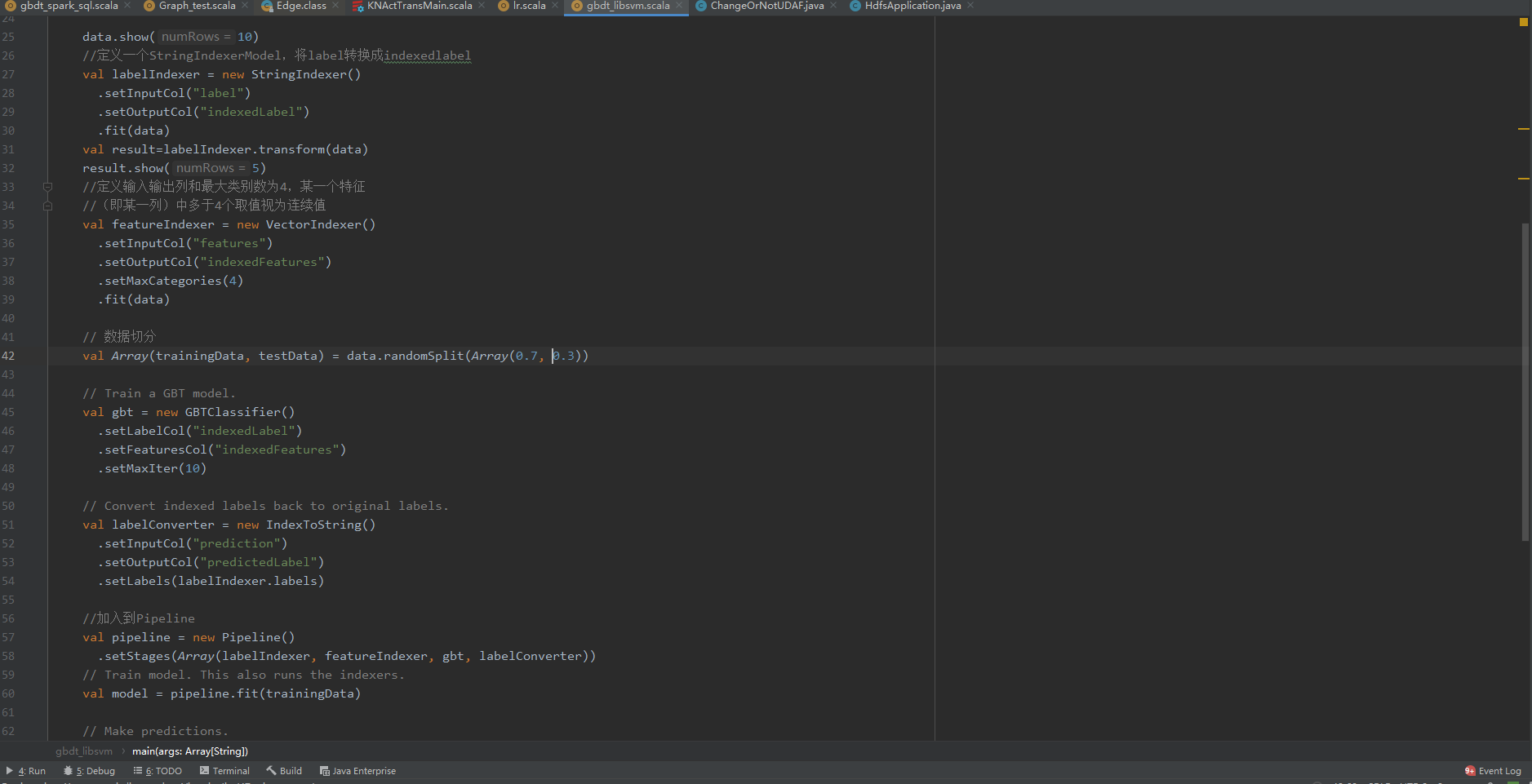 基于spark Mlgbdt Scala实现 Libsvm训练集和普通训练集spark Master Libsvm Csdn博客