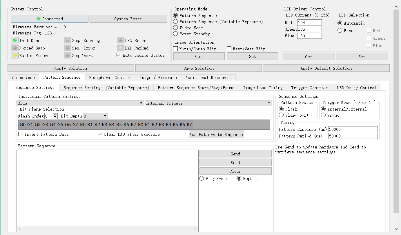 DLP LightCrafter4500投影图像步骤整理(一)------投影默认图像_dlp lightcrafter 4500-CSDN博客