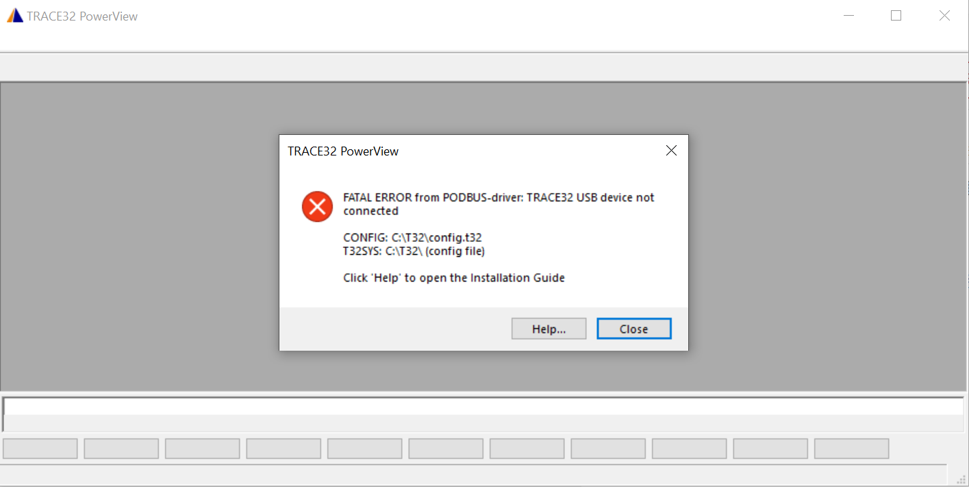 Trace 32 使用_trace32 device already used by other gui-CSDN博客