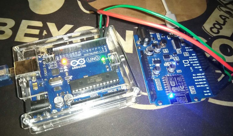 Arduino notes-Arduino UNO and WeMos D1 serial communication (data ...