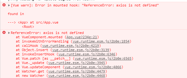 Vue使用axios----ReferenceError: axios is not defined问题解决-CSDN博客