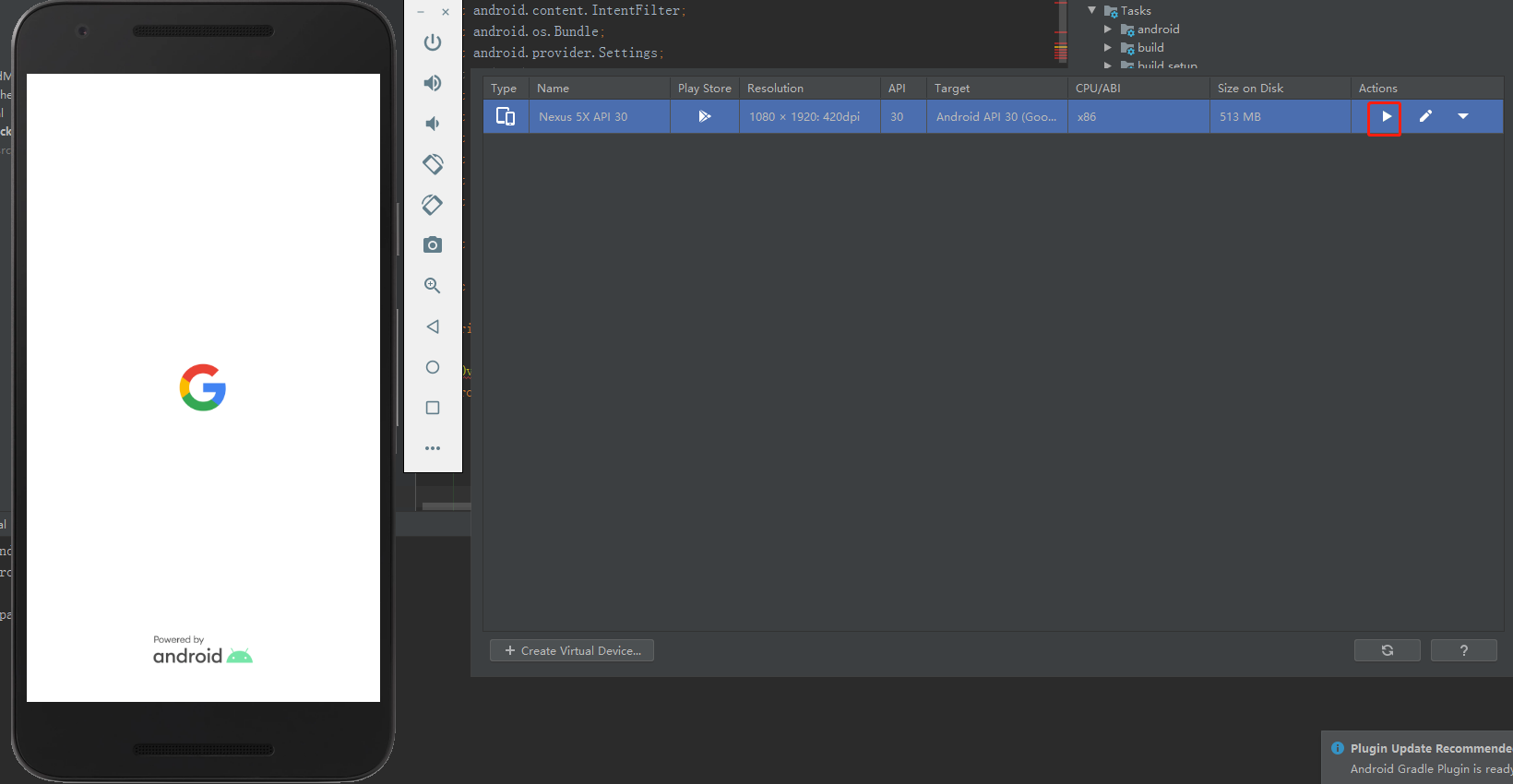 idea 导入 android项目以及自带AVD模拟器的使用_idea导入安卓项目-CSDN博客