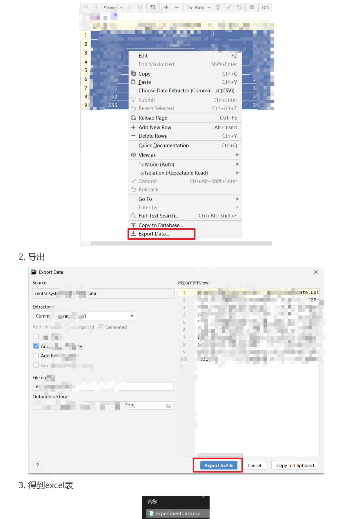 datagrip导出excel表_datagrip导出表结构为excel-CSDN博客