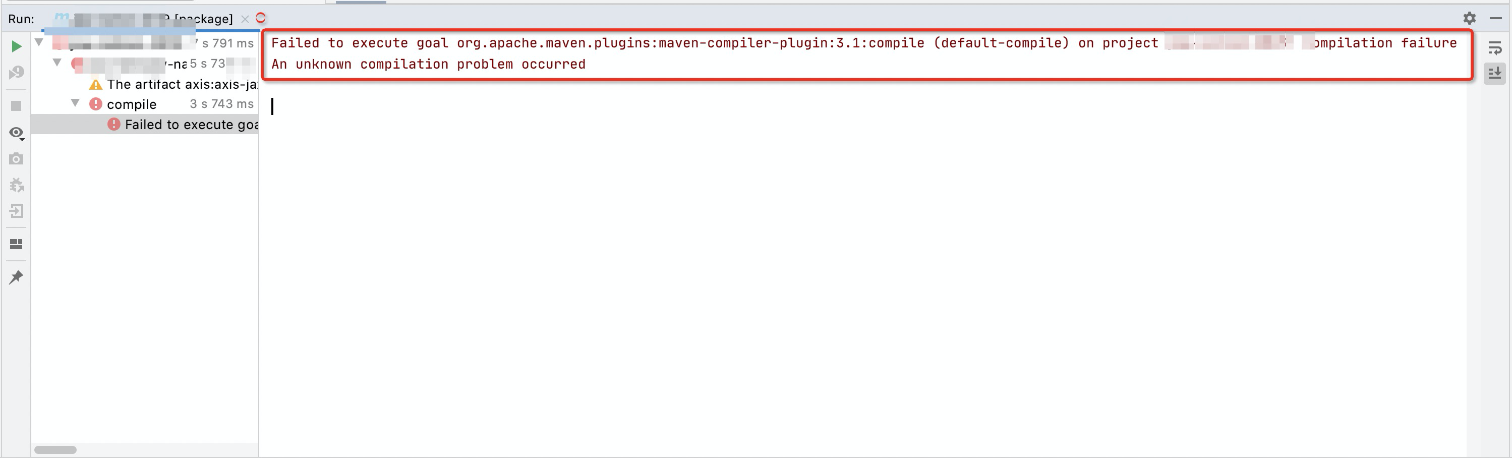 maven打包时报错：Compilation failure An unknown compilation problem occurred-CSDN博客