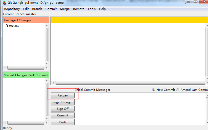 Git Gui 的可视化操作_git gui unstaged changes-CSDN博客