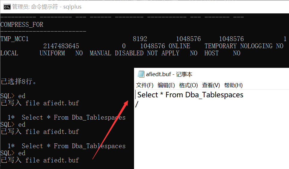 SP20110: 无法创建保存文件 afiedt.buf的解决办法_sqlplus不能创建和保存edit-CSDN博客