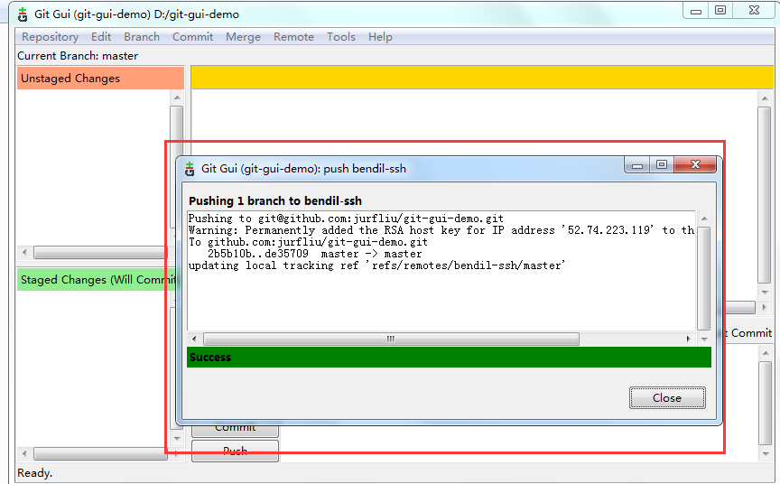 Git Gui 的可视化操作_git gui unstaged changes-CSDN博客