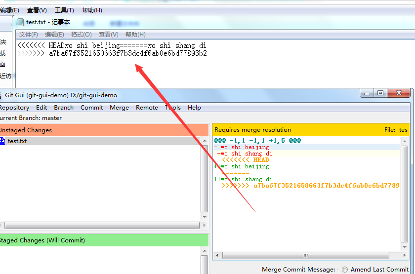 Git Gui 的可视化操作_git gui unstaged changes-CSDN博客