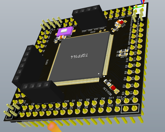MK60最小系统板原理图和PCB封装_mk60原理图-CSDN博客