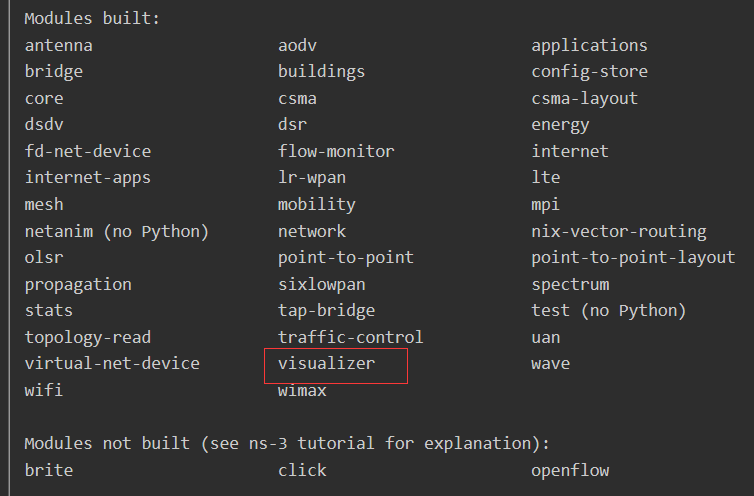 NS的安装与可视化_ns3安装pybindgen-CSDN博客