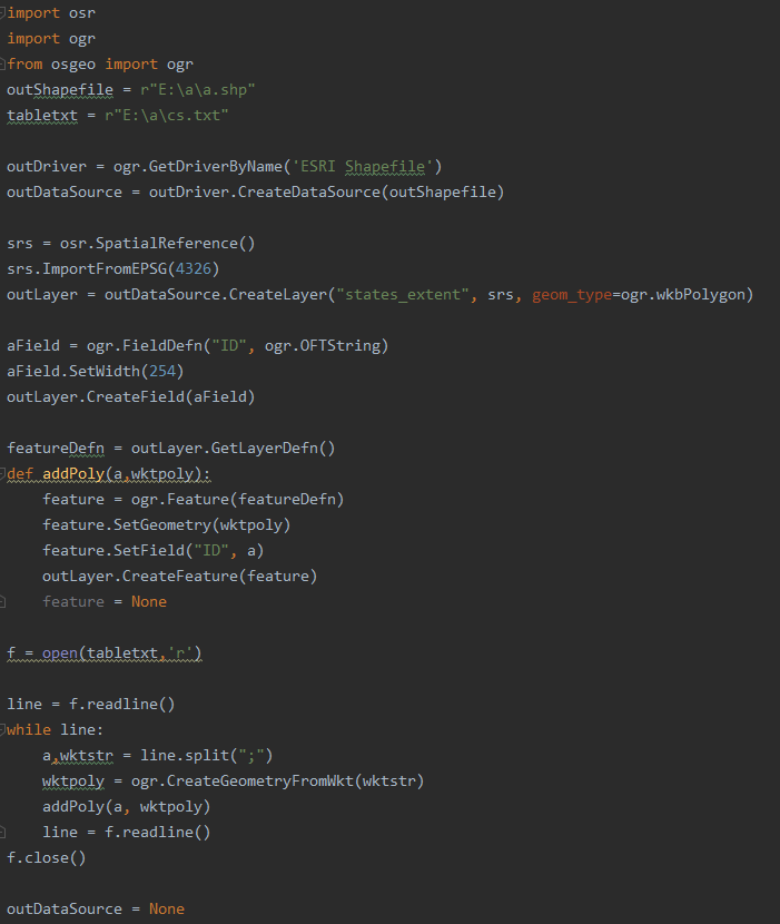 python实现wkt转shp 详解_arcpy wkt转图形-CSDN博客