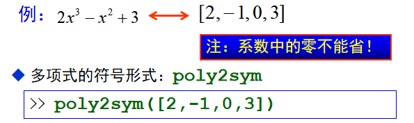 Matlab多项式运算与代数方程求解器matlab求多项式在某一点的值 Csdn博客