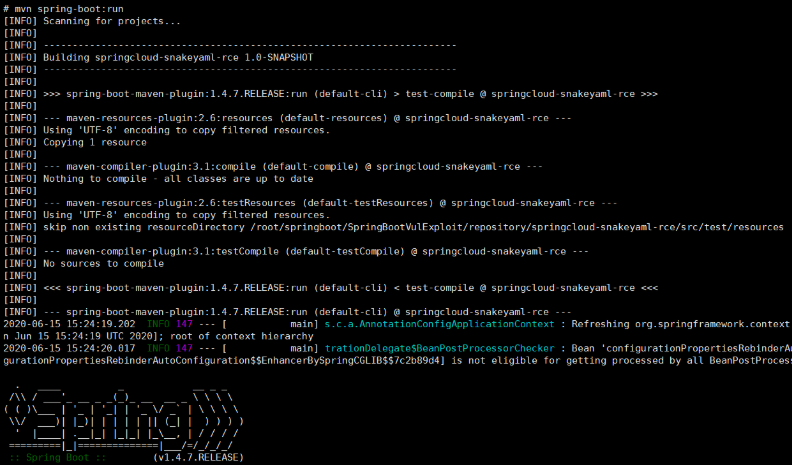 Spring-boot远程代码执行系列（spring cloud SnakeYAML RCE）_snakeyamlrce漏洞-CSDN博客