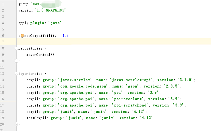 Gradle中配置poi，使用poi-3.9详细举例说明_gradle poi-CSDN博客