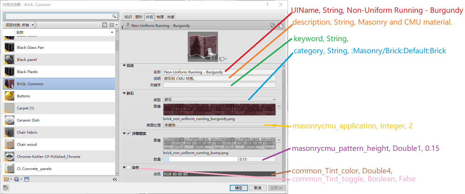 Revit API: Material 材质_revit api assetproperty-CSDN博客