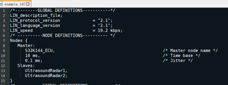 【S32K】S32K144入门笔记(4) Lin (Lin stack组件) 驱动超声波雷达实例_s32k144 lin协议栈怎么用-CSDN博客
