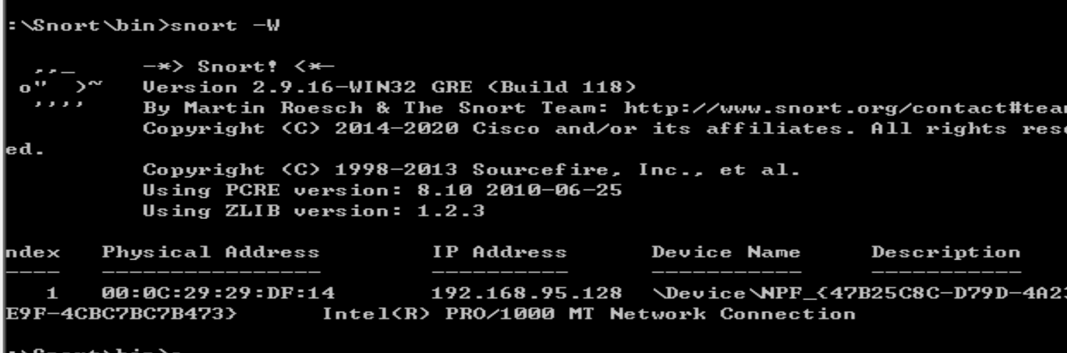 Windows平台下Snort的安装配置与简单使用_win 7 中snort尝试简单攻击 csdn-CSDN博客