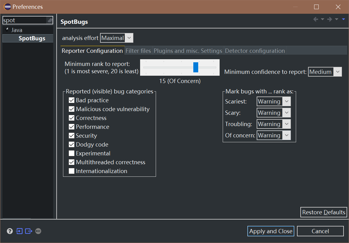 每天一个脱发小技巧 | Eclipse环境下spotbugs的安装配置和详细使用方法_eclipsspotbugs-CSDN博客