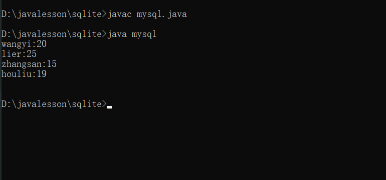 JAVA实现对已有数据库的插入、删除、更改、查询操作详细解释_java sqlite 插入大量数据-CSDN博客