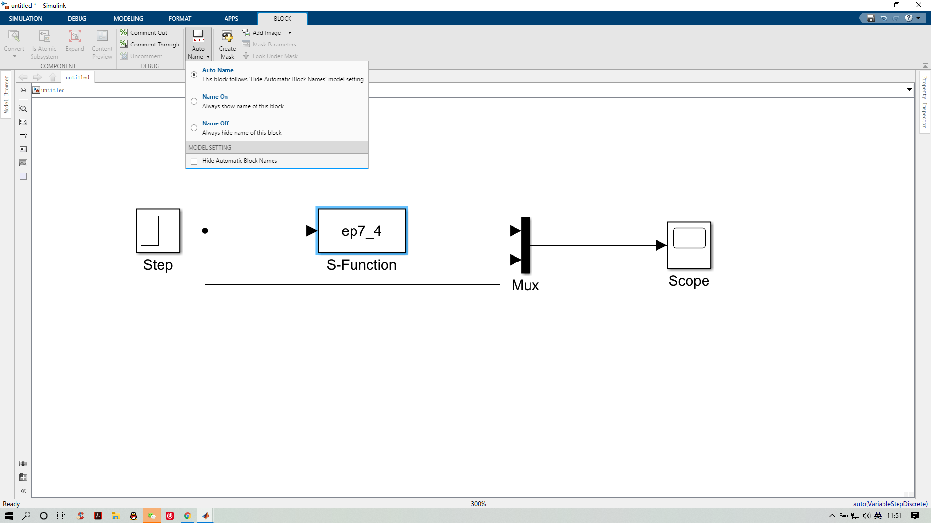 MATLAB2020a/simulink中模块名字的显示/隐藏_matlab如何显示模块名称-CSDN博客
