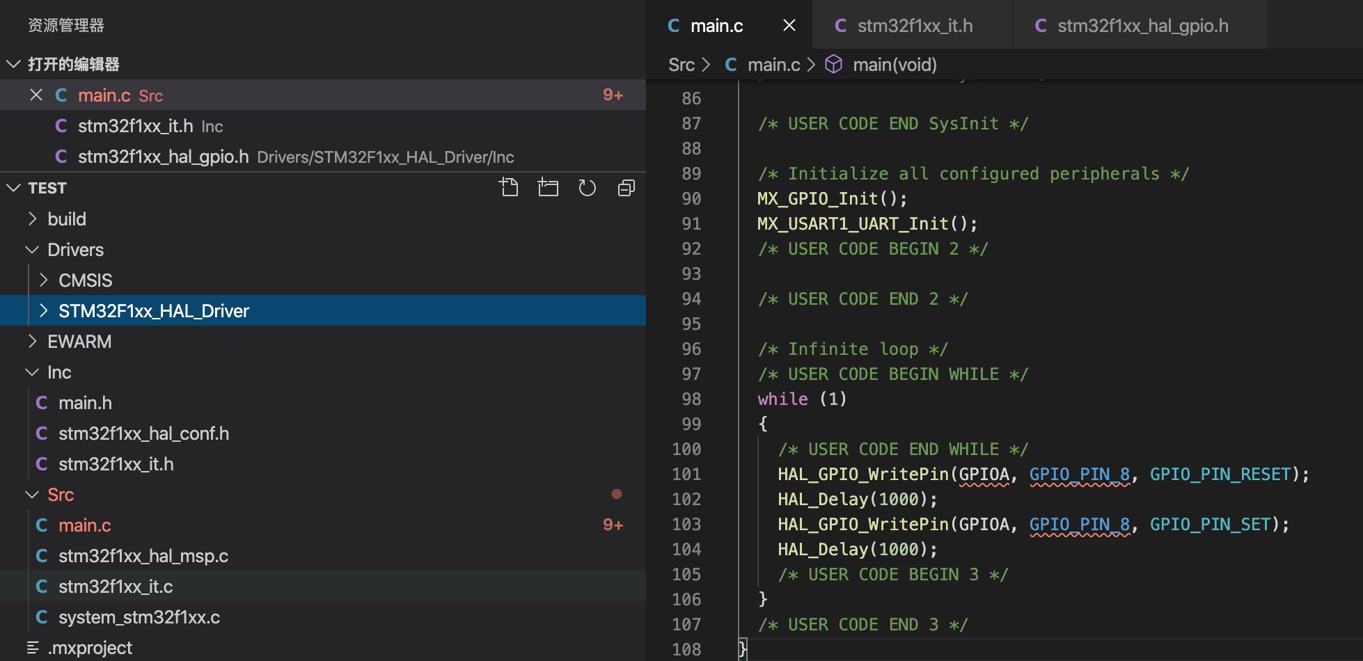 [STM32] Mac开发STM32之简单Demo_flash download: bank 0 @ 0x08000000_olihaha~的博客-CSDN博客