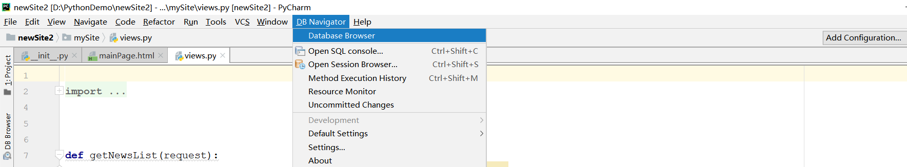 pycharm使用DB Navigator插件连接虚拟db查看db.sqlite3文件，或者用Navicat打开查看_.sqlite3什么软件打开链接-CSDN博客
