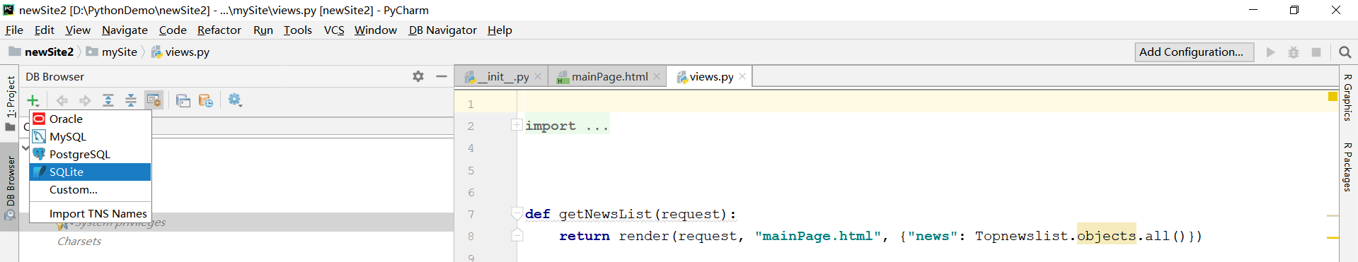 pycharm使用DB Navigator插件连接虚拟db查看db.sqlite3文件，或者用Navicat打开查看_.sqlite3什么软件打开链接-CSDN博客