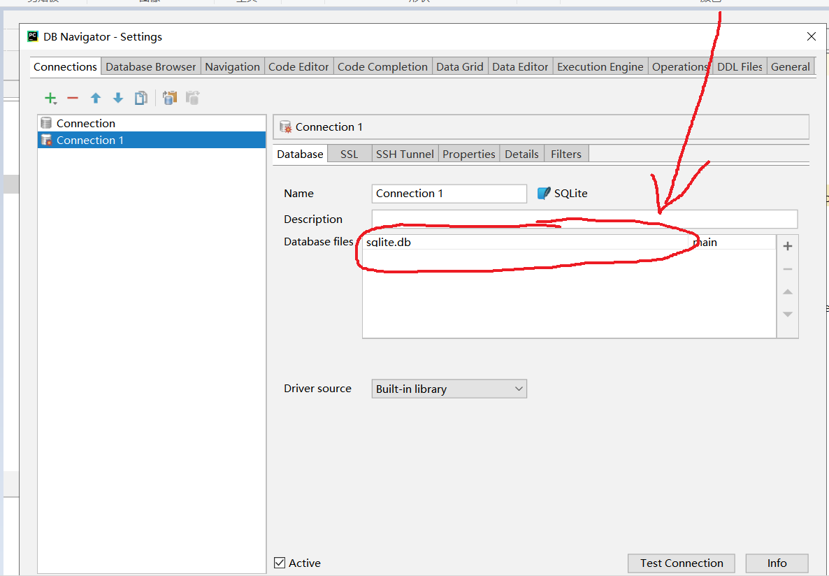 pycharm使用DB Navigator插件连接虚拟db查看db.sqlite3文件，或者用Navicat打开查看_.sqlite3什么软件打开链接-CSDN博客