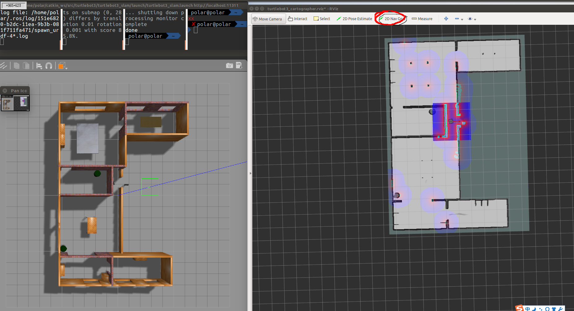 使用Turtlebot3在gazebo仿真环境下跑Cartographer算法-CSDN博客