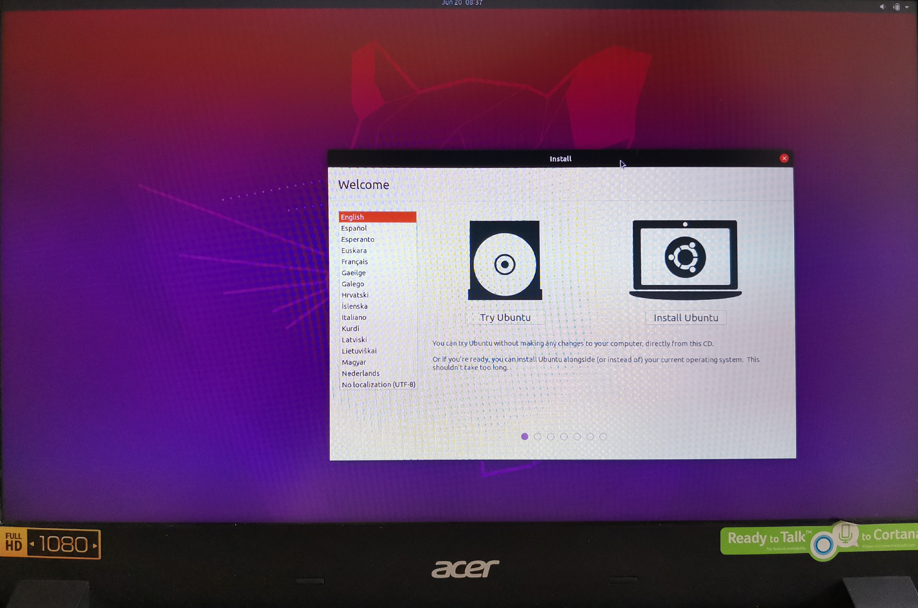 宏碁Acer笔记本安装 Windows10 和 Ubuntu20.04 双系统，超详细！_select an uefi file as ...