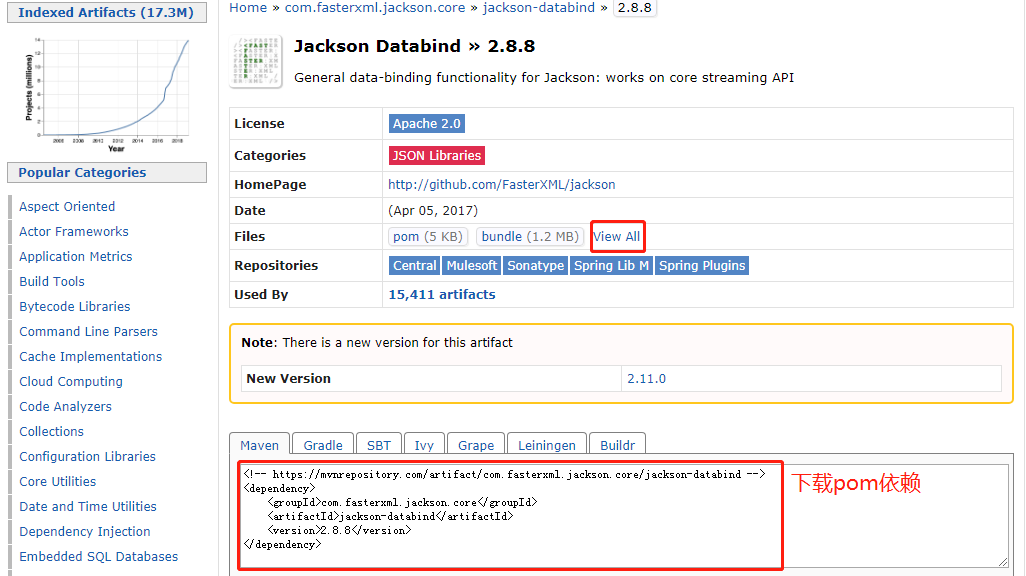 Maven：pom依赖以及jar包下载_jackson的pom依赖文件_南风孤梦晓辰星的博客-CSDN博客