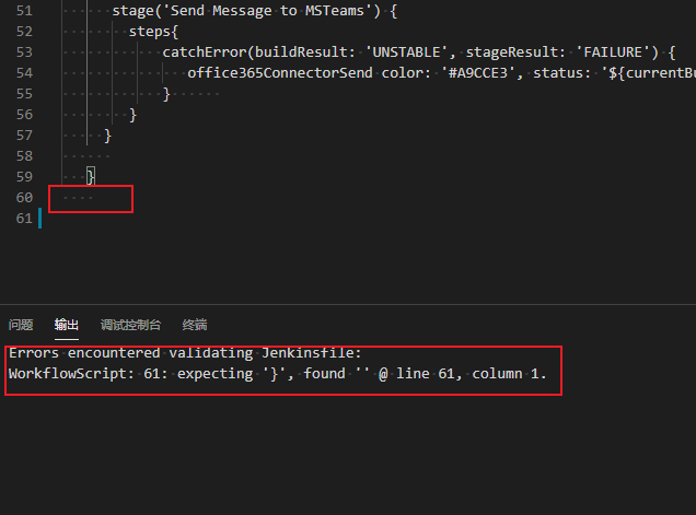 【Jenkins】使用VS Code插件校验Jenkinsfile格式_jenkinsfile代码格式验证-CSDN博客