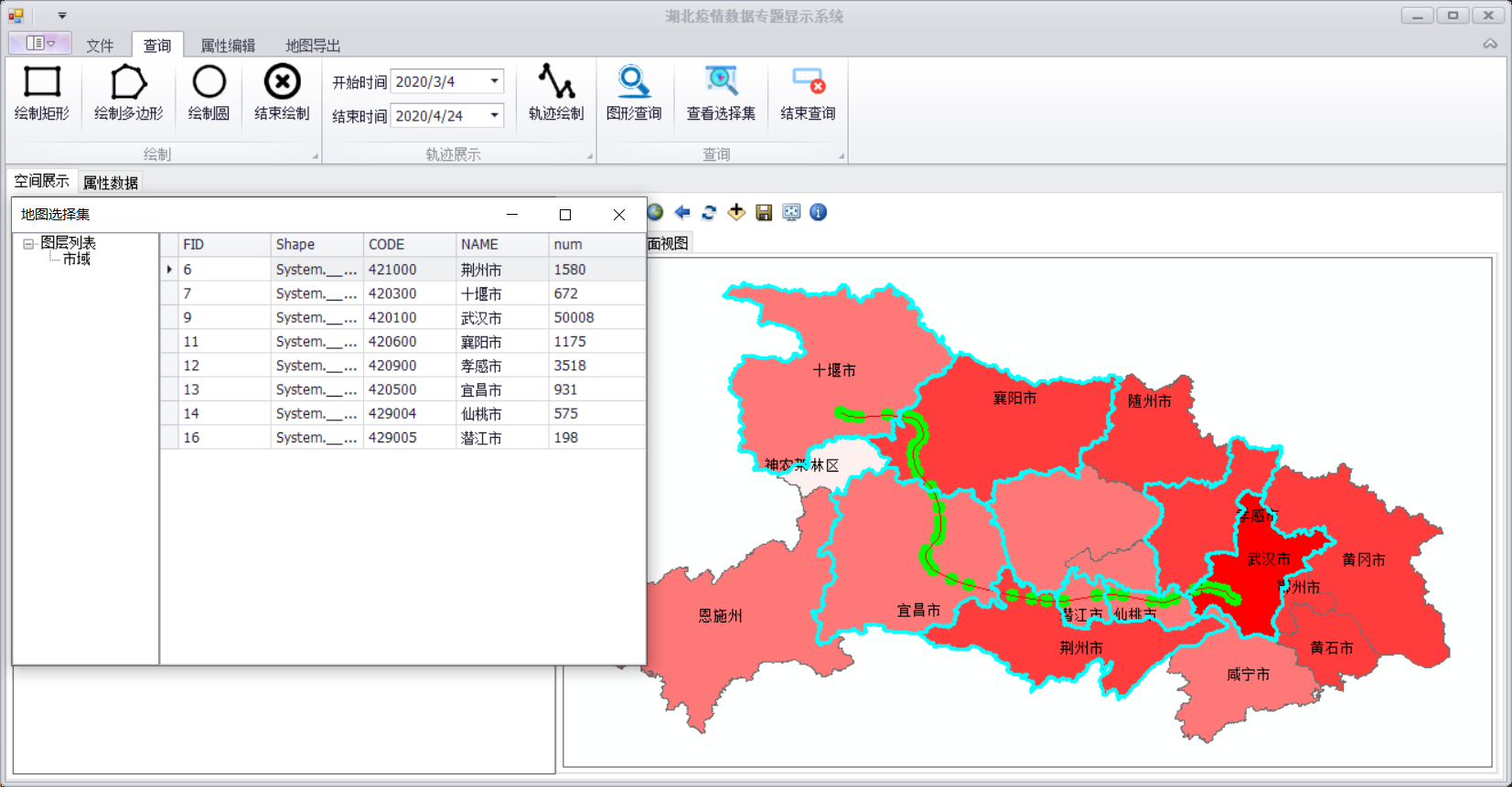 ArcEngine + DevPress GIS二次开发：湖北疫情交互式数据分析、地图输出、专题可视化系统（含代码实现）_arcengine 10.7-CSDN博客