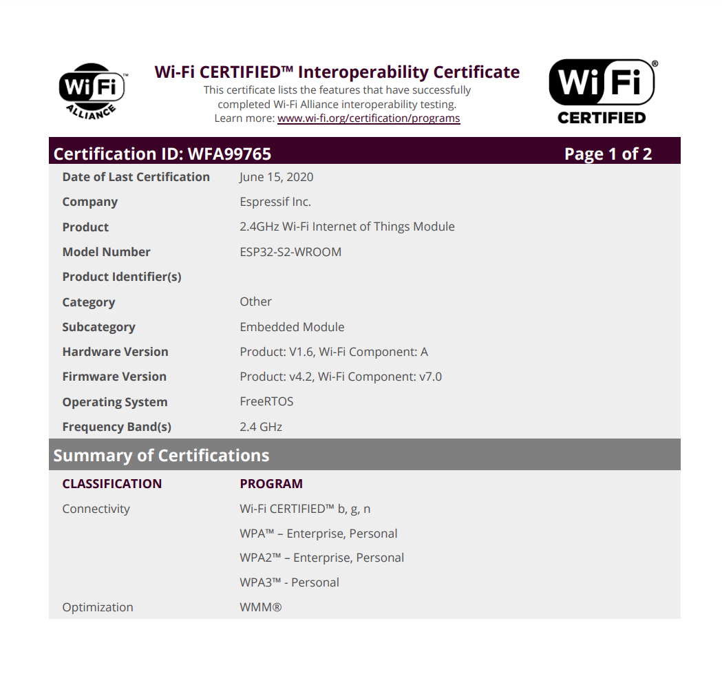 一款带 Wi-Fi 功能的产品/模组可能需要通过哪些认证？_wifi 模组 需要哪些认证-CSDN博客