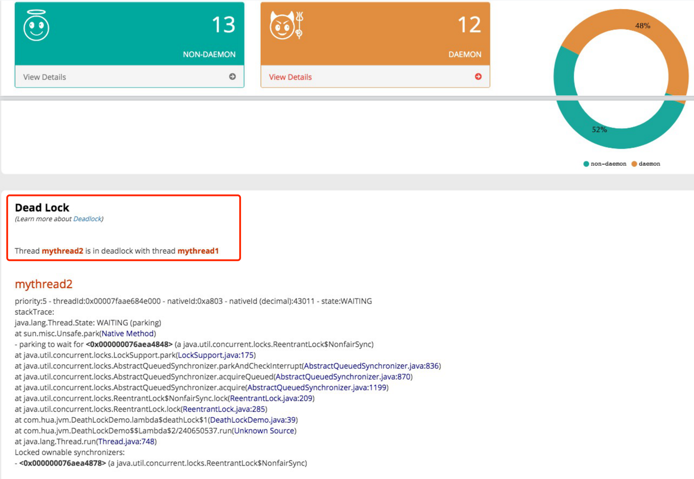 使用jstack命令，排查线程死锁问题_jstack 线程卡死 daemon-CSDN博客