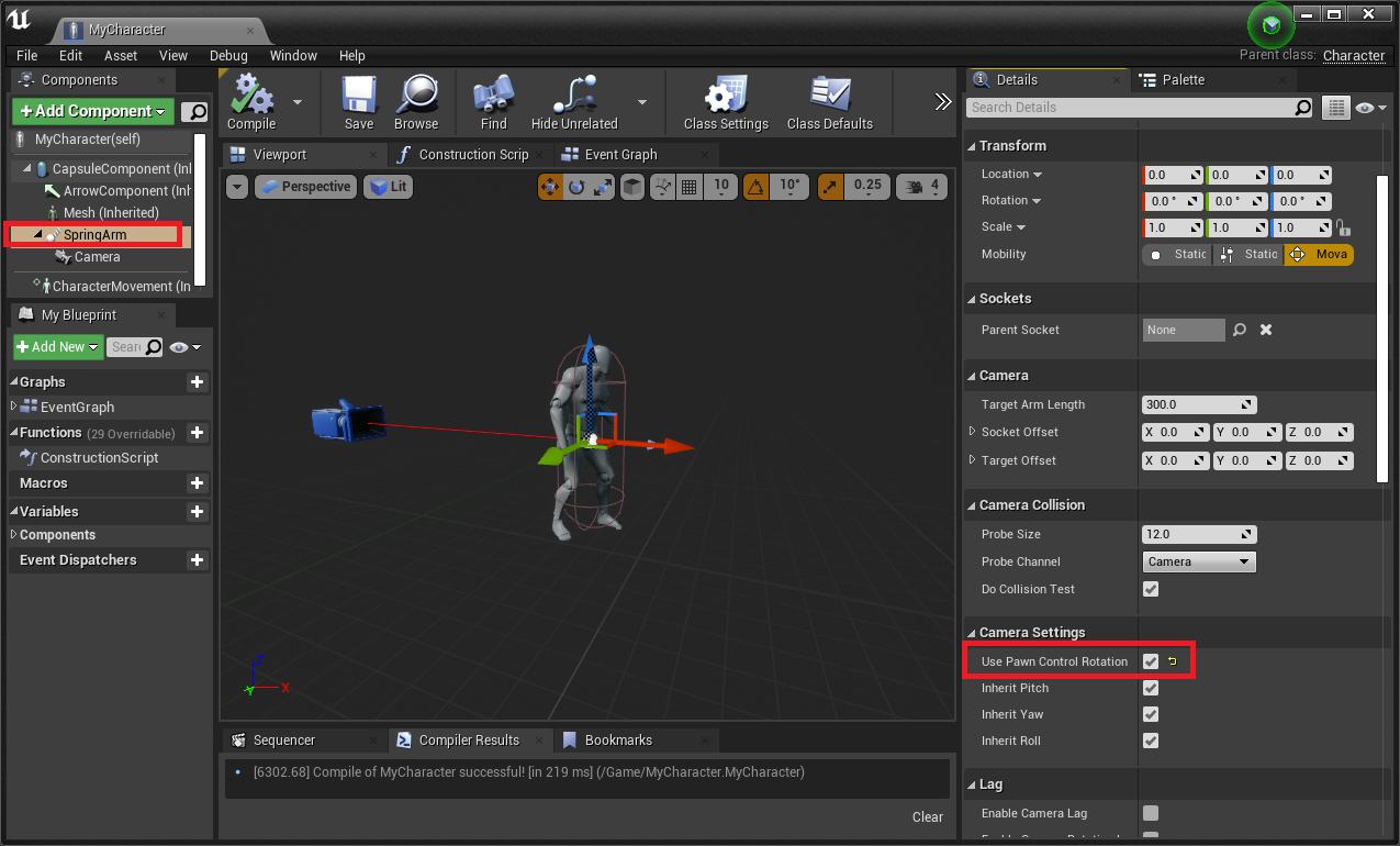 学习UE4官方第三人称模板中的内容_ue 一个空地图 怎么使用三人称模式-CSDN博客